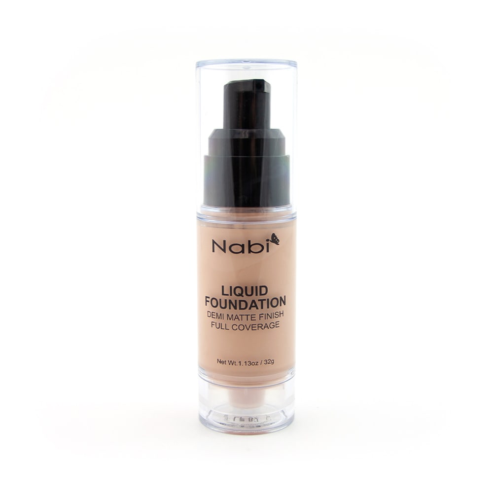 Shop Nabi Liquid Foundation Demi Matte Finish Full Coverage | Amina Beauty